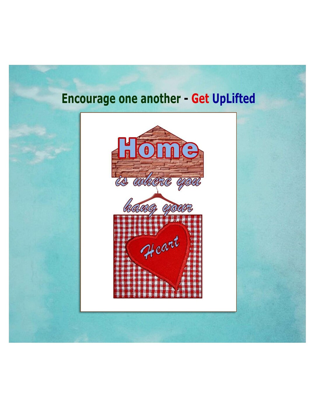 Buy Home Heart Quote Saying, Home Is, Home is Where You Hang Your Heart ...