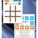 Fall Winter Printable Tic Tac Toe Game Board and Reuseable Game Pieces ...