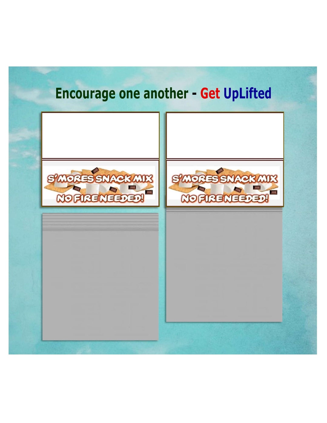 S'mores Snack Mix Gift - Bag Topper - for Your Party, Work Gift ...