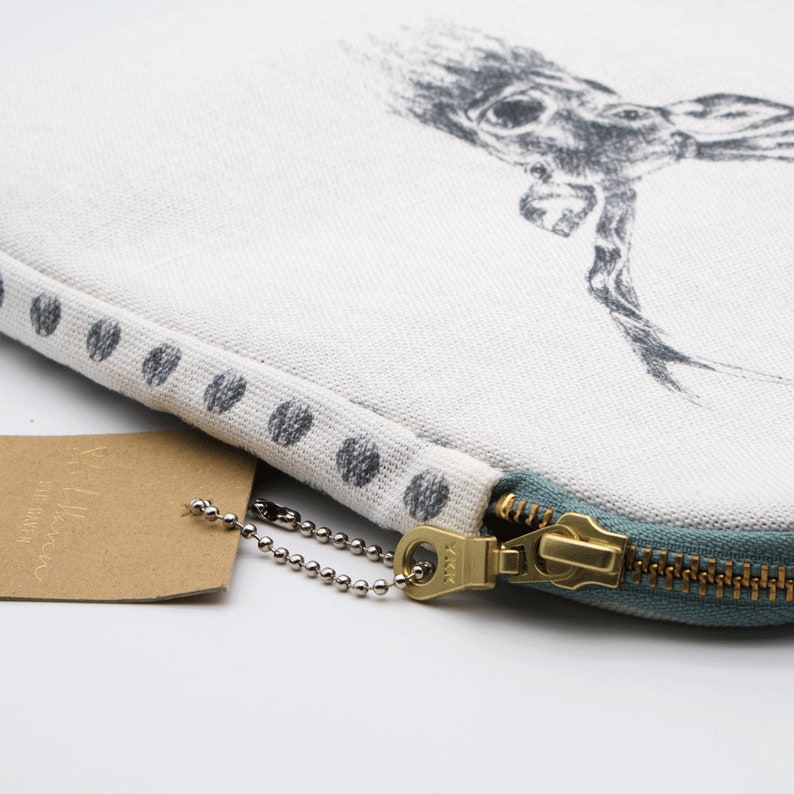 Deer Print Tablet Case, Linen Cotton iPad Cover - Etsy