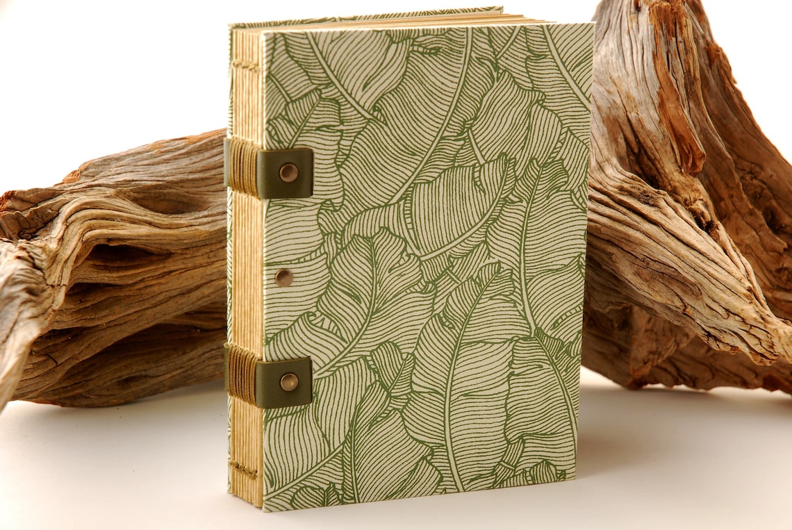 Jungle Style Travel Diary This Handmade Notebook is Composed - Etsy