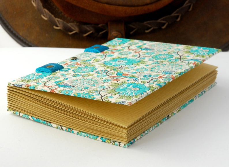 Très beau carnet de voyage sur ton turquoise au format A6 - Etsy France