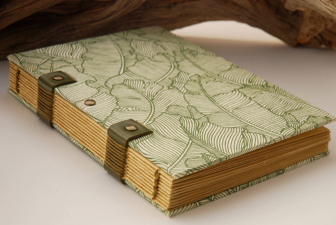 Jungle Style Travel Diary This Handmade Notebook is Composed - Etsy