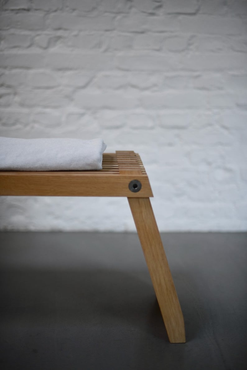 The Modern Oak Bench Large - Etsy