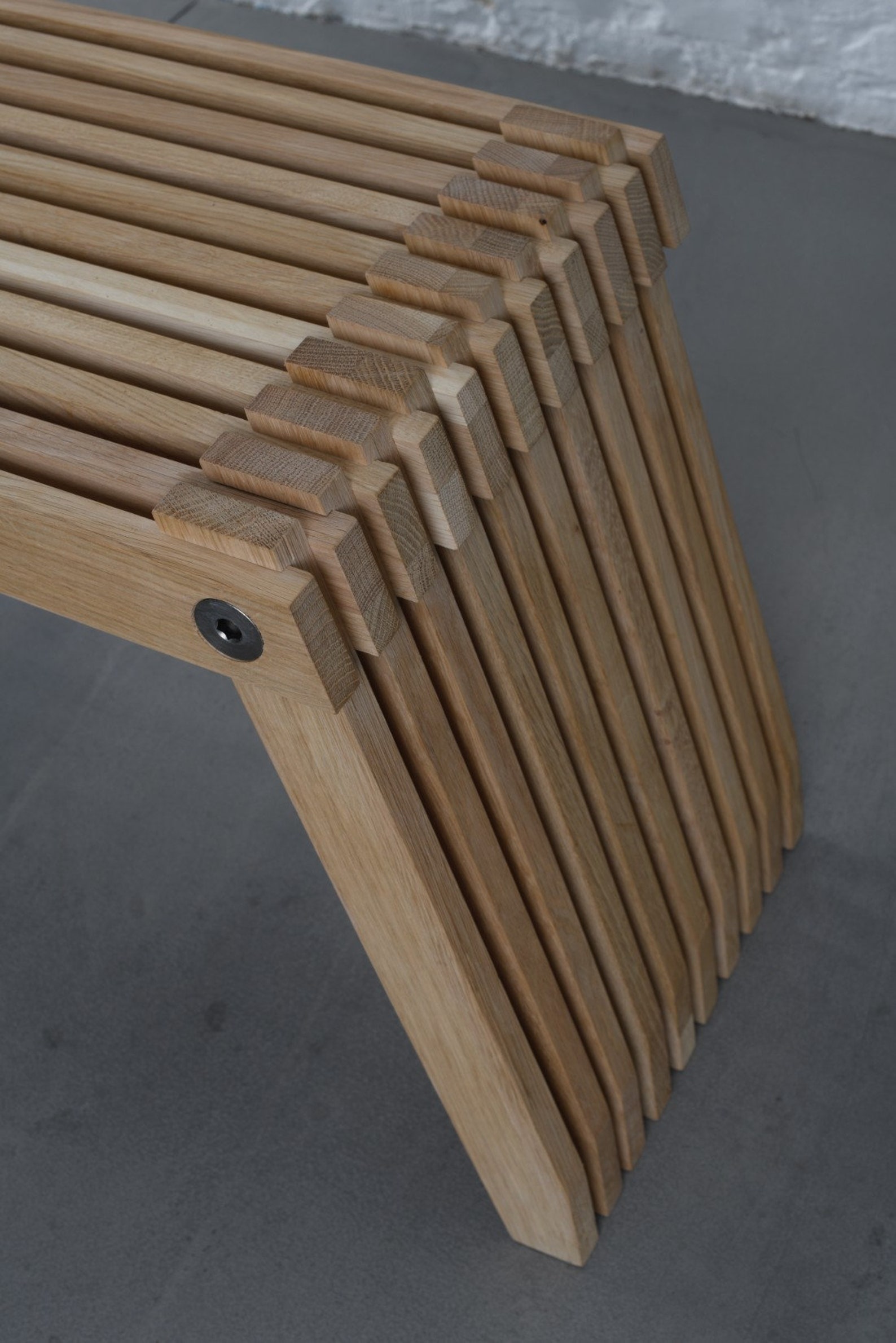 The Modern Oak Bench Large - Etsy