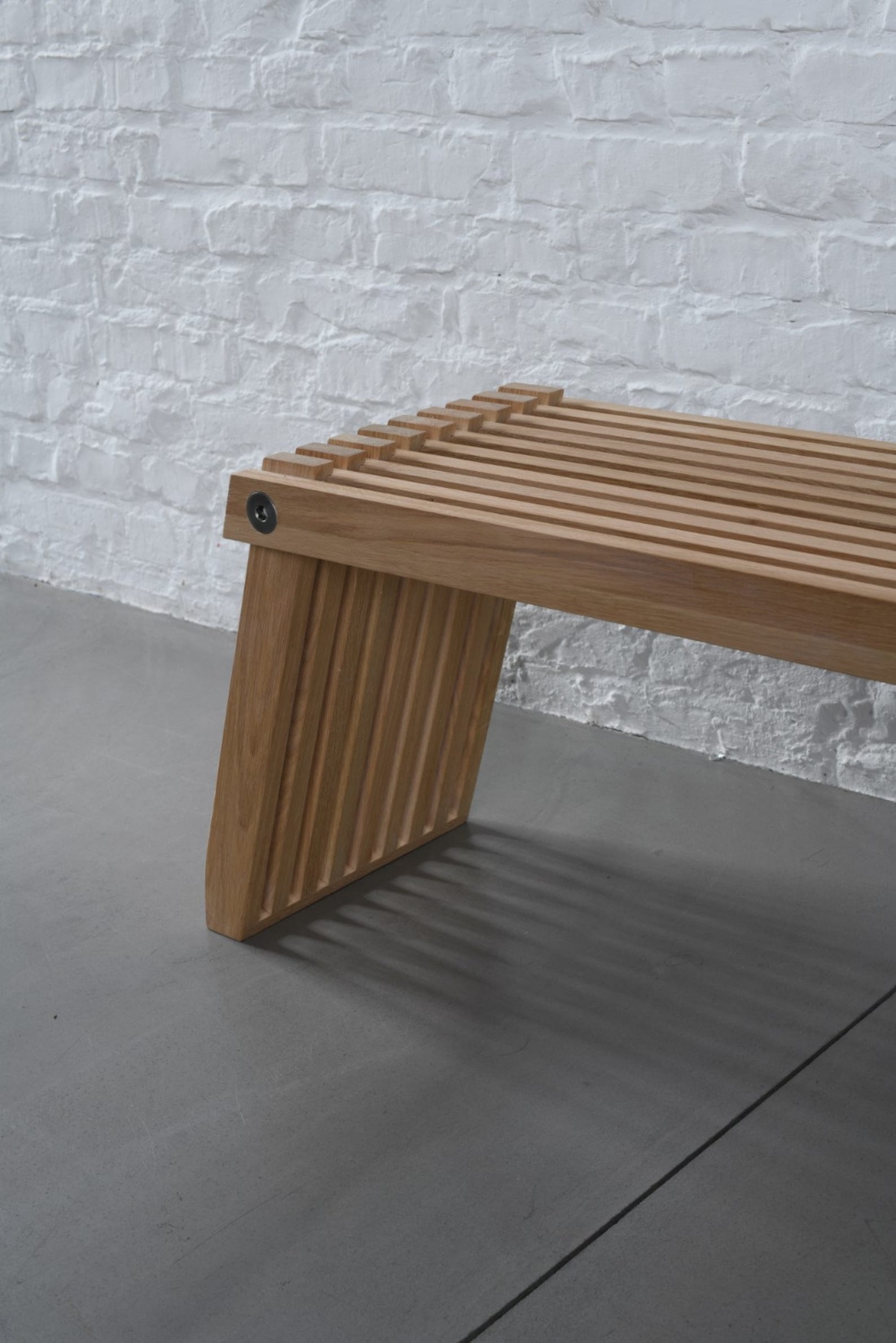 The Shadow Catcher Bench From Tidyboy in Oak | Etsy