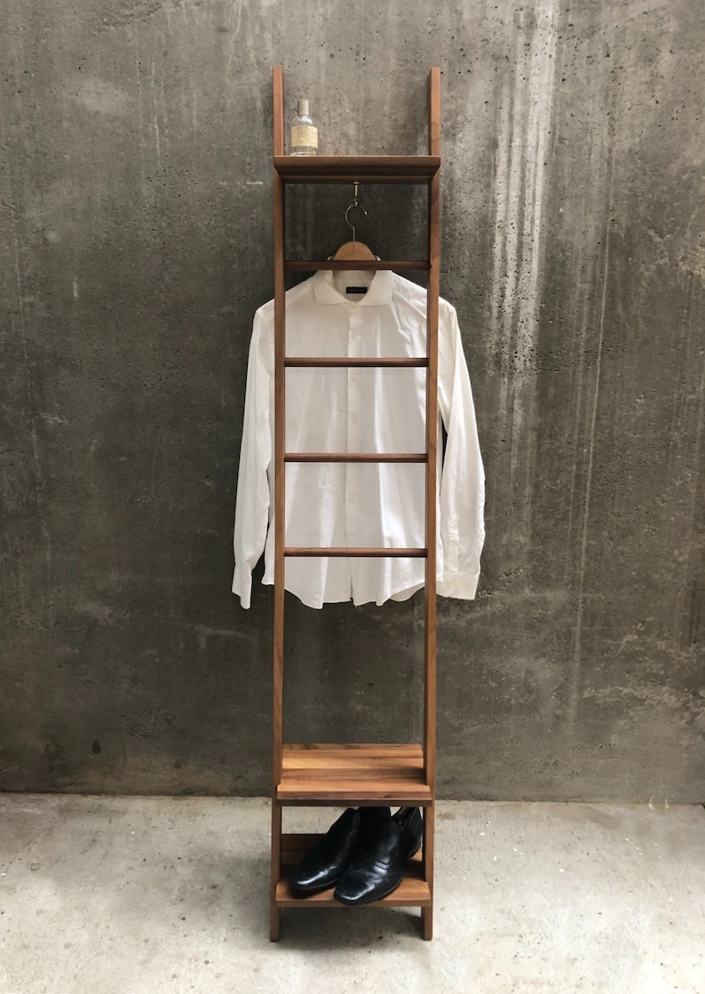 The TB.14 Clothes Ladder With Shelves / Kledierleiter Mit - Etsy UK
