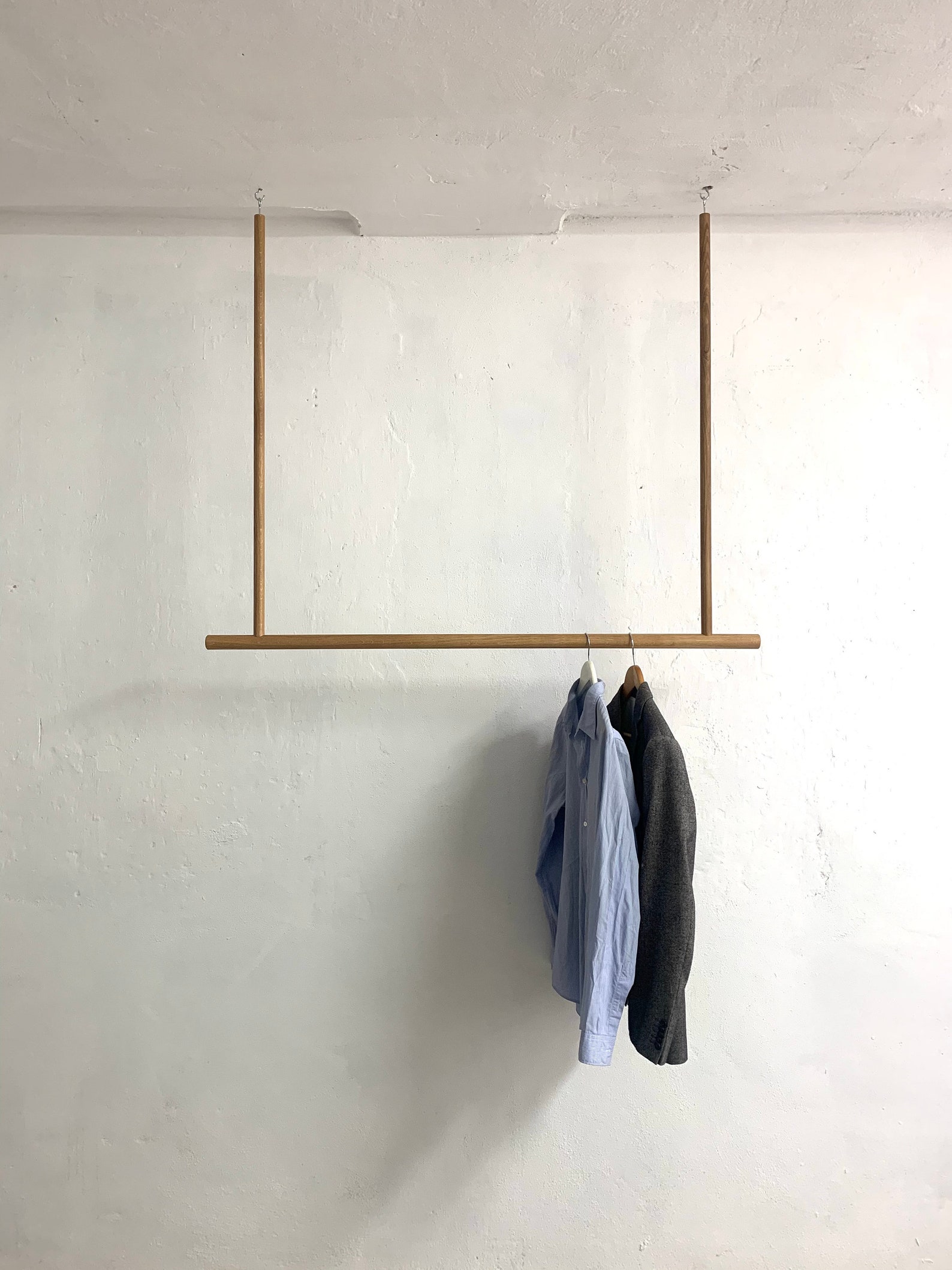 Garderobenstange Ceiling Mounted Rack Ceiling Clothes Rack - Etsy Canada