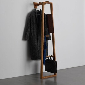 Handmade Oak Coat Stand: Clothes Ladder, Hallway Furniture - Etsy