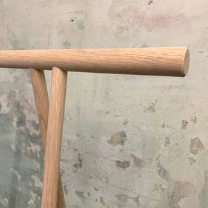Minimalist Oak Clothes Stand - Walnut or Light Oak Finish - Etsy