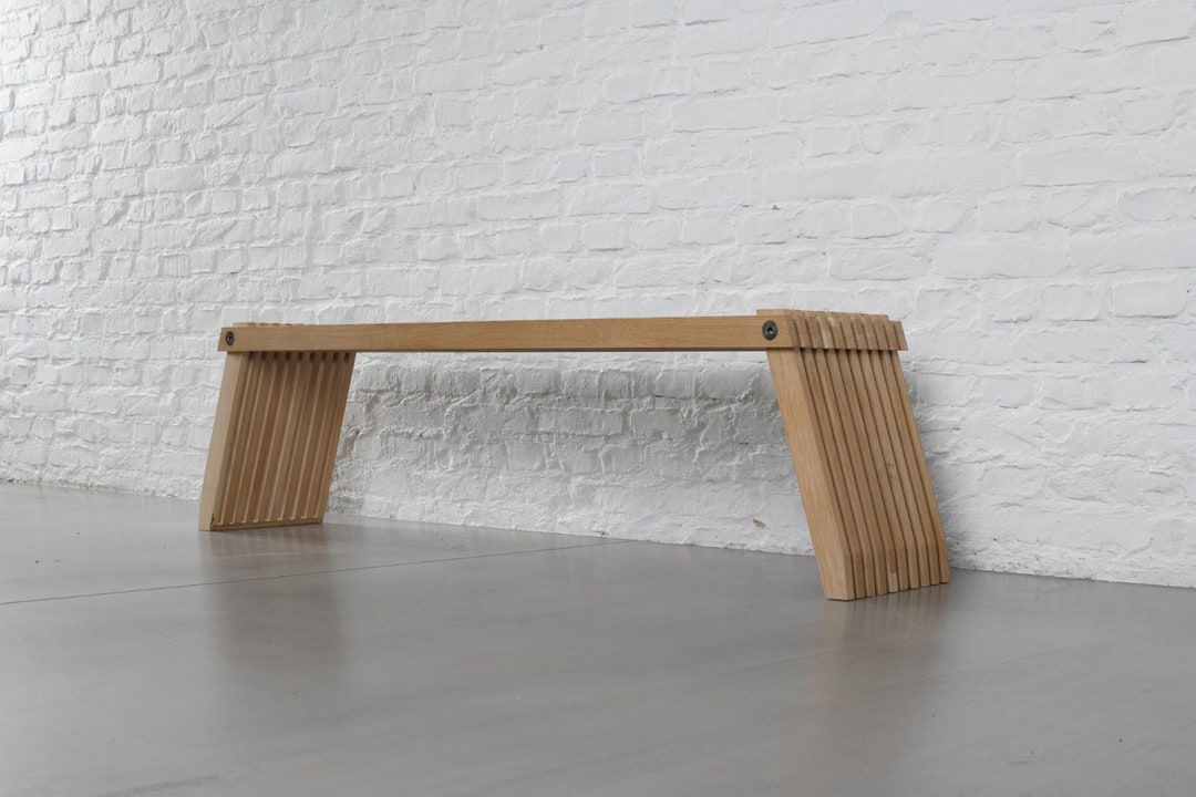 The Modern - Oak Bench, Large - Etsy