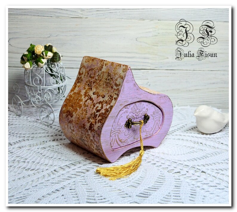 Unusual Gift for Her Wedding Box Original Jewelry Box Wooden - Etsy