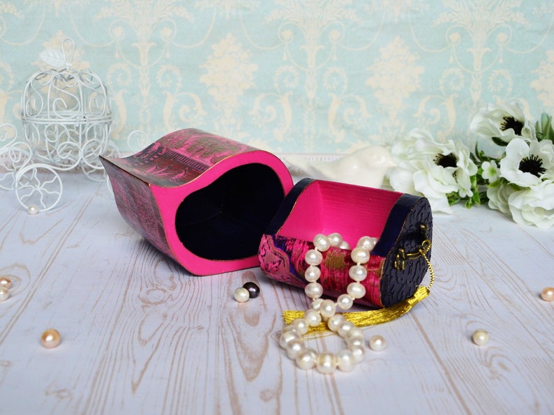 Exclusive Wood Box Fuchsia Jewelry Box Wooden Storage Box Wood - Etsy