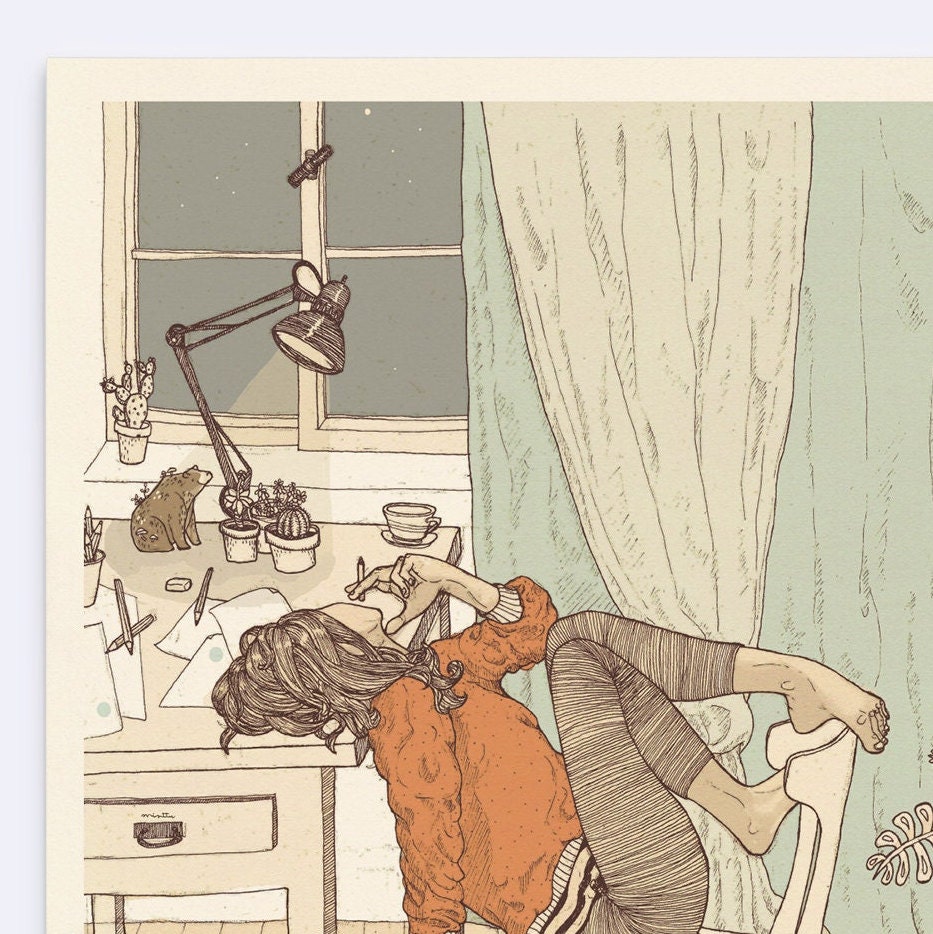 Art Print time Off - Etsy