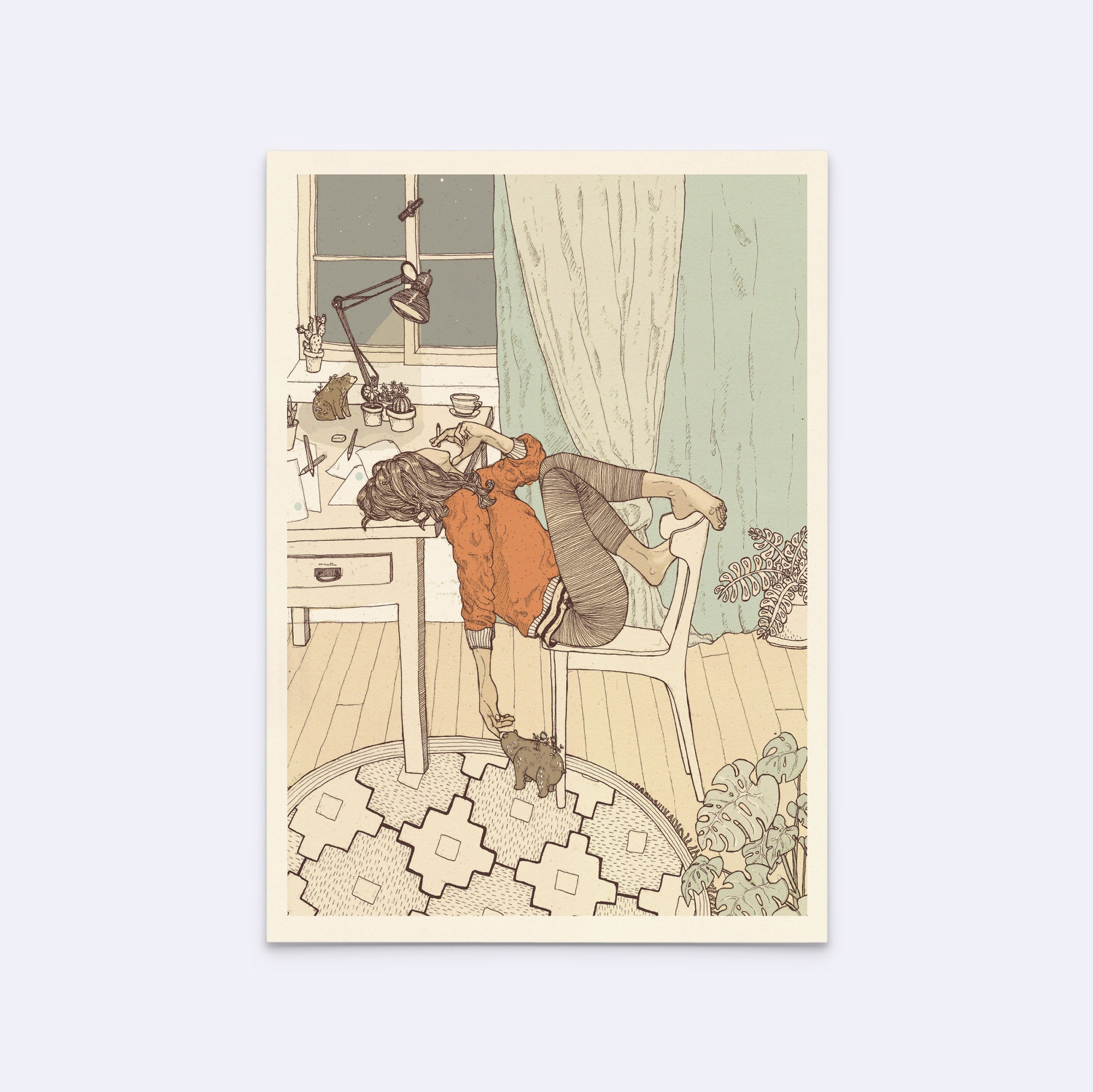 Art Print time Off - Etsy