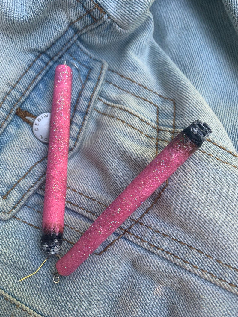 Pink Glitter Marijuana Joint Blunts Stoner Pothead Cannabis | Etsy