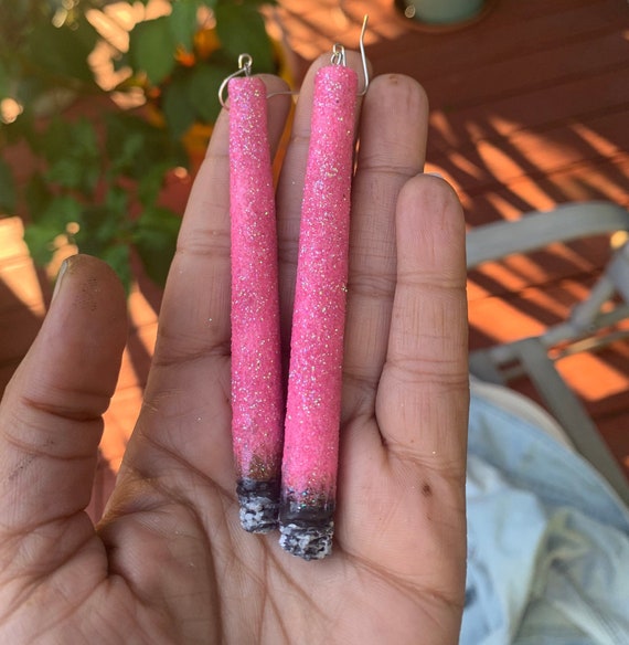 Pink Glitter Marijuana Joint Blunts Stoner Pothead Cannabis | Etsy