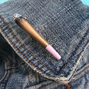 Gold and Pink Marijuana Cone Wrap Joint Spliff Pre Roll Cannabis Hippie ...