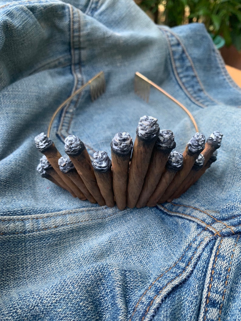 Marijuana Blunt Crown Weed Tiara Stoner Queen Cannabis Royalty - Etsy