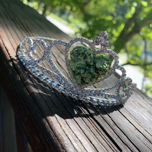 Marijuana Princess Tiara Weed Queen Cannabis Stoner Heart Shaped Nug ...
