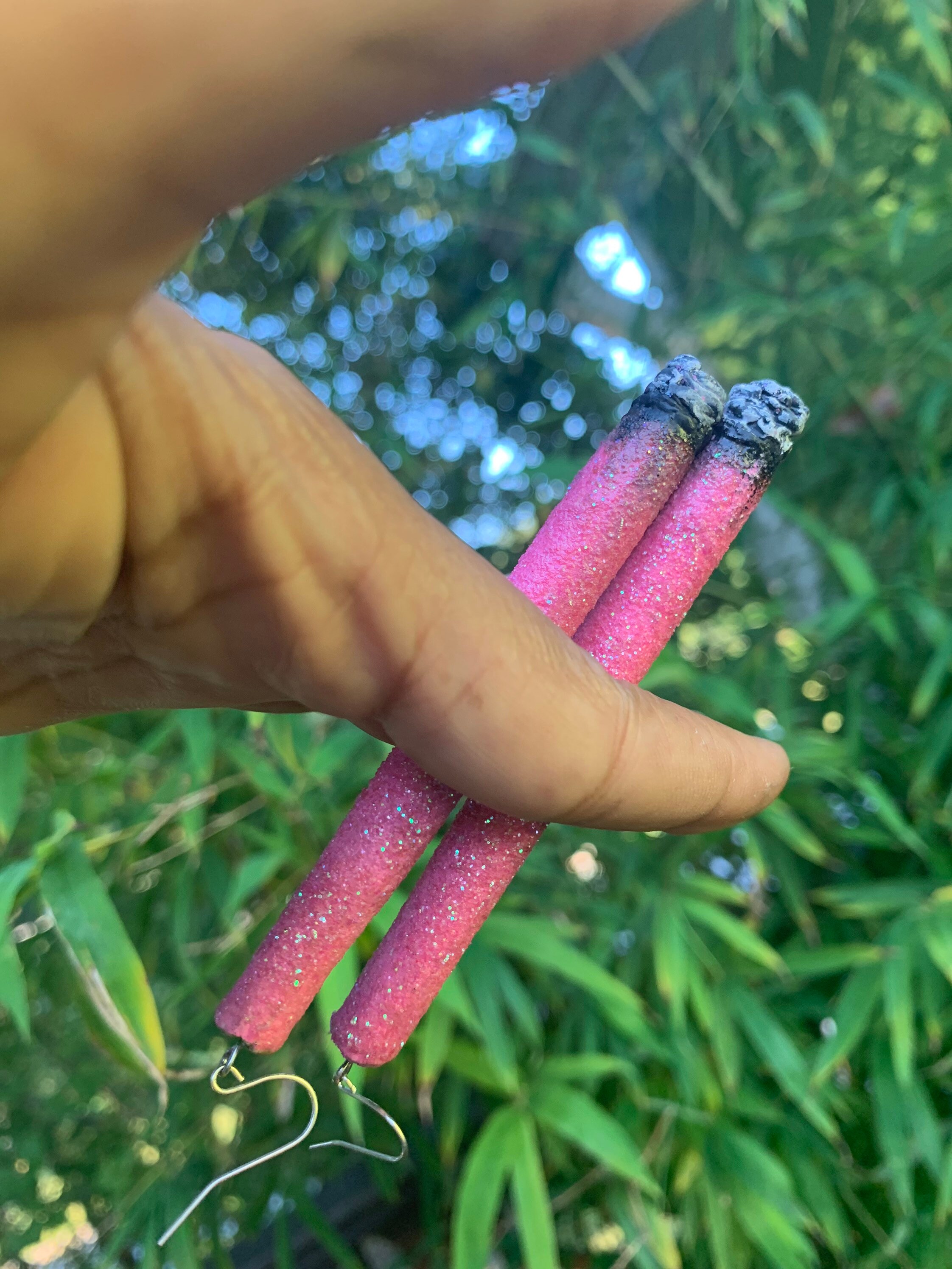 Pink Glitter Marijuana Joint Blunts Stoner Pothead Cannabis - Etsy