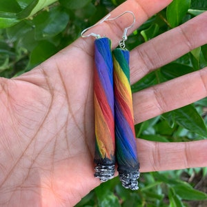 Rainbow Joints Marijuana Cannabis Weed Spliff Stoner Pothead ...