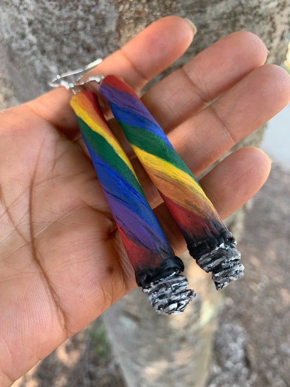 Rainbow Joints Marijuana Cannabis Weed Spliff Stoner Pothead - Etsy