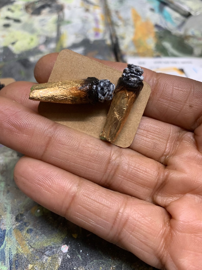 Marijuana Weed Cannabis Gold Joint Leaf Pot Hippie Pothead Stoner Gift ...