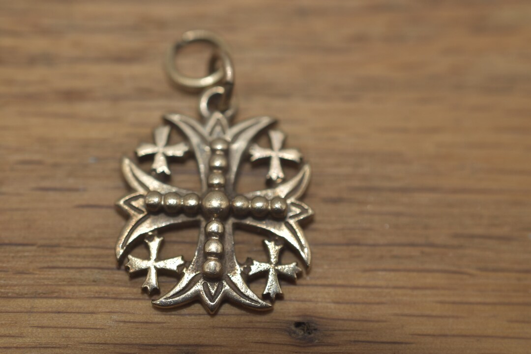 Vintage 10k Gold James Avery Maltese Cross - Etsy