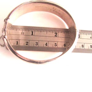 Vintage Harrods Excalibur Sterling Silver Engraved Hinged Bracelet - Etsy