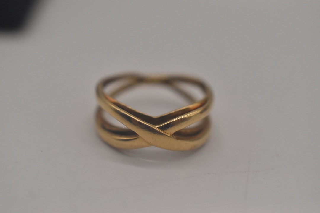 18k Gold Tiffany & Company Criss Cross Ring Size 10 - Etsy