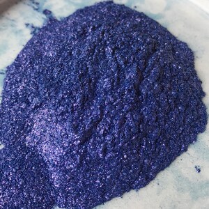 Bright Blue Violet (30-150) Pearlescent Pigment Cosmetic Grade for Nail ...