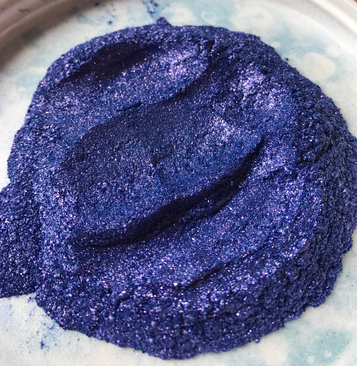 Bright Blue Violet 30-150 Pearlescent Pigment Cosmetic Grade - Etsy