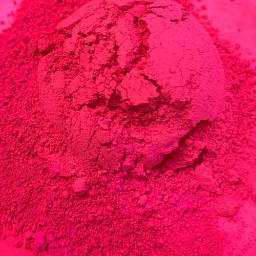 Fluorescent NEON MAGENTA pink Pigment for Indie Nail Polish - Etsy