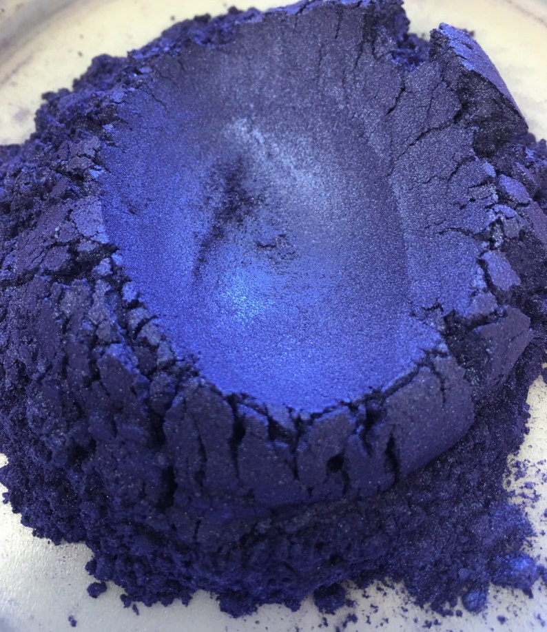 Flashy Cobalt Blue Pearlescent Pigment Cosmetic Grade Colorant | Etsy