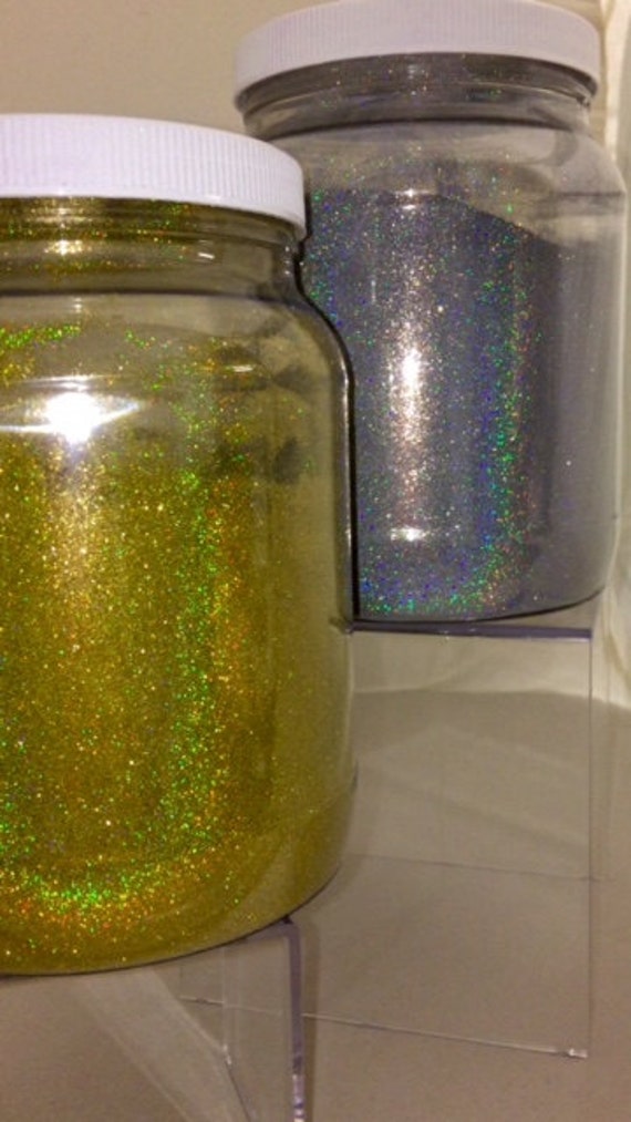 Silver or Gold .002 Holographic Micro Fine Glitter Pigment | Etsy