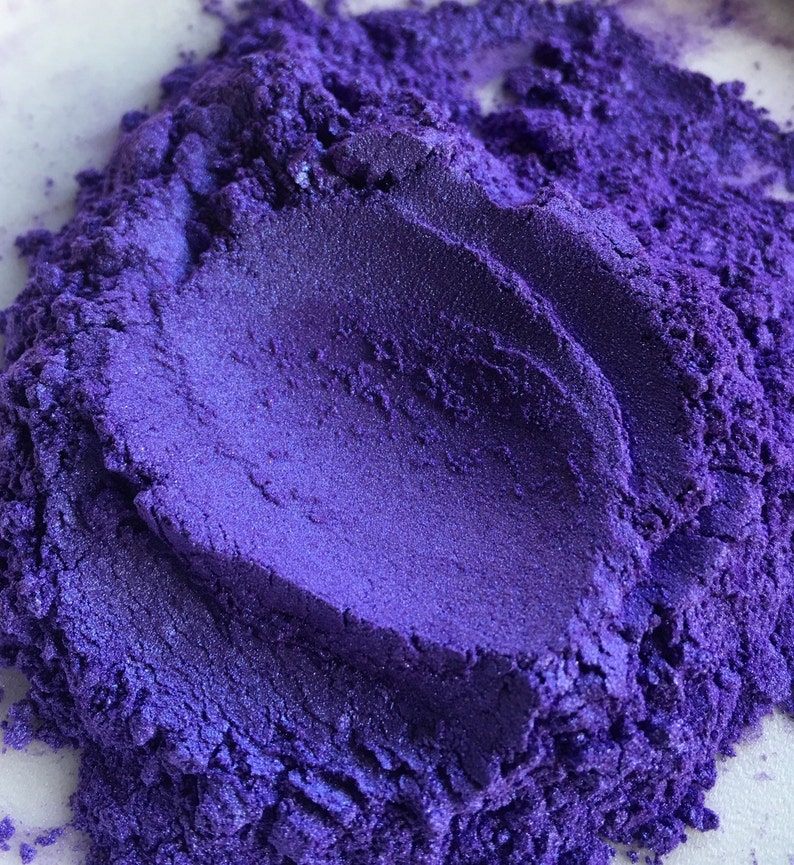 Violet Blue Pearlescent Pigment Cosmetic Grade Colorant for | Etsy
