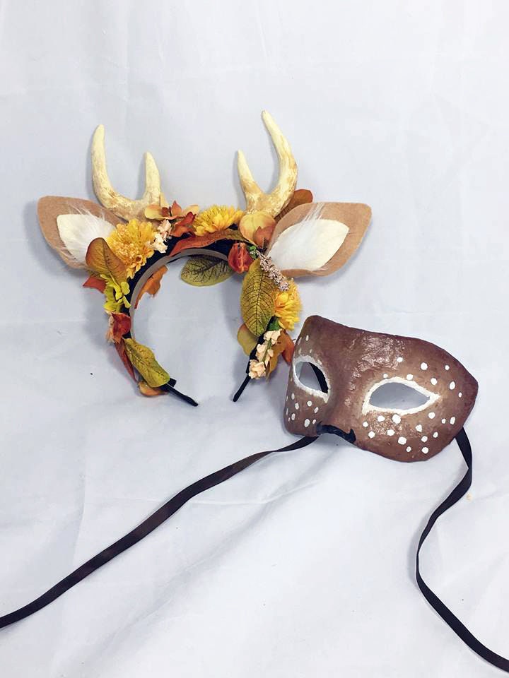 Deer Crown, Antler Crown, Fawn Crown, Animal Crown, Critter Crown ...