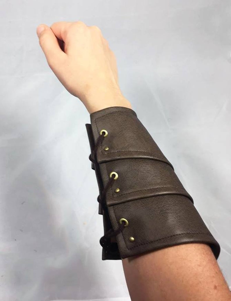 Arm Bracer, Arm Cuff, Pleather, Dragon Bracer, Viking Armor, Elf Armor ...