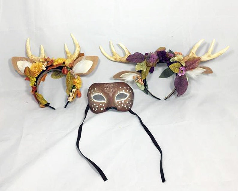 Deer Crown, Antler Crown, Fawn Crown, Animal Crown, Critter Crown ...