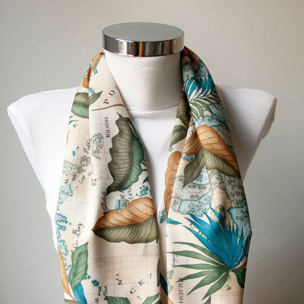 Map Scarf - Etsy