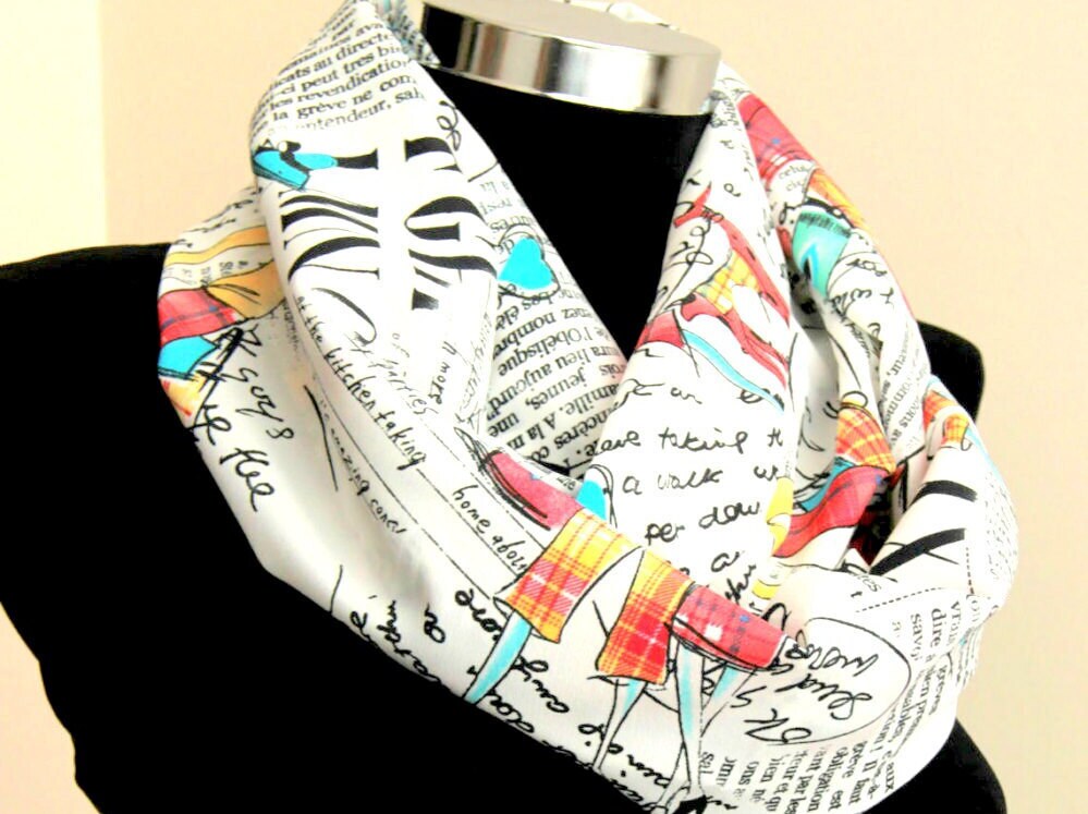 Infinity Scarf, Magazine Print, Circle Scarf, Spring Find, Stylish ...