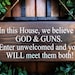 2nd Amendment Sign, Guns Sign, Do Not Disturb Sign, No Trespassing Sign ...