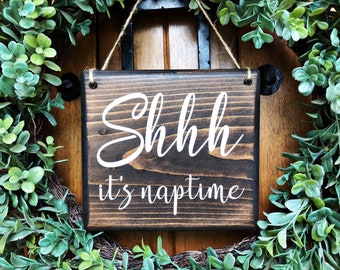 Nap Time Sign Do Not Disturb Sign Nap Time Door Sign - Etsy