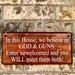 2nd Amendment Sign, Guns Sign, Do Not Disturb Sign, No Trespassing Sign ...