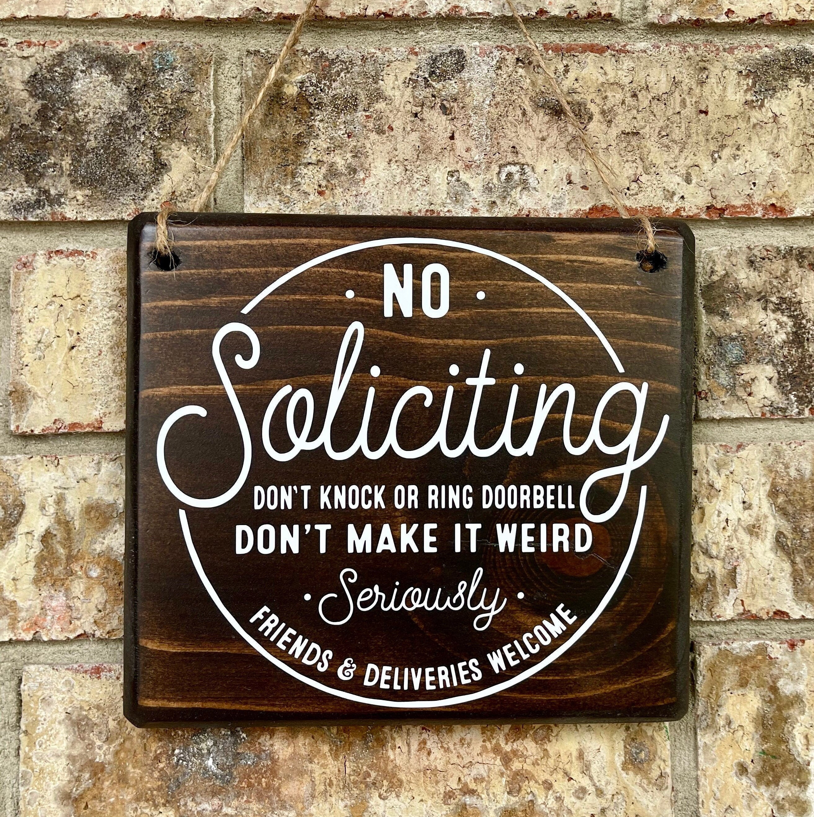 No Soliciting Signs Cool