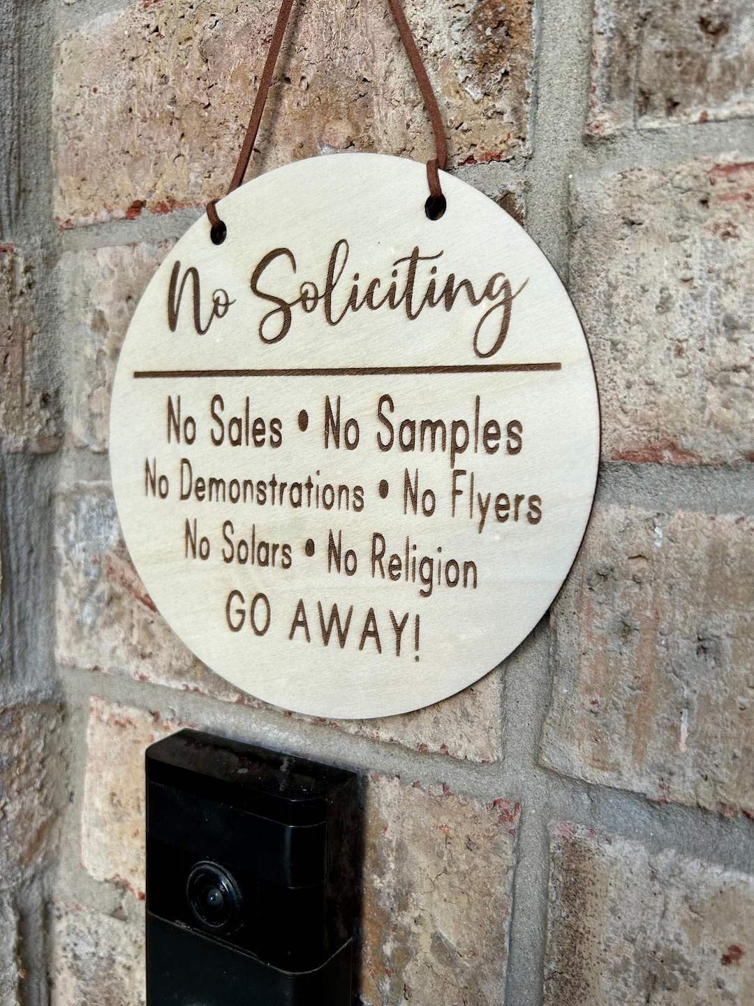 No Soliciting Door Sign, Do Not Disturb Sign, No Solicitation Sign, Do ...
