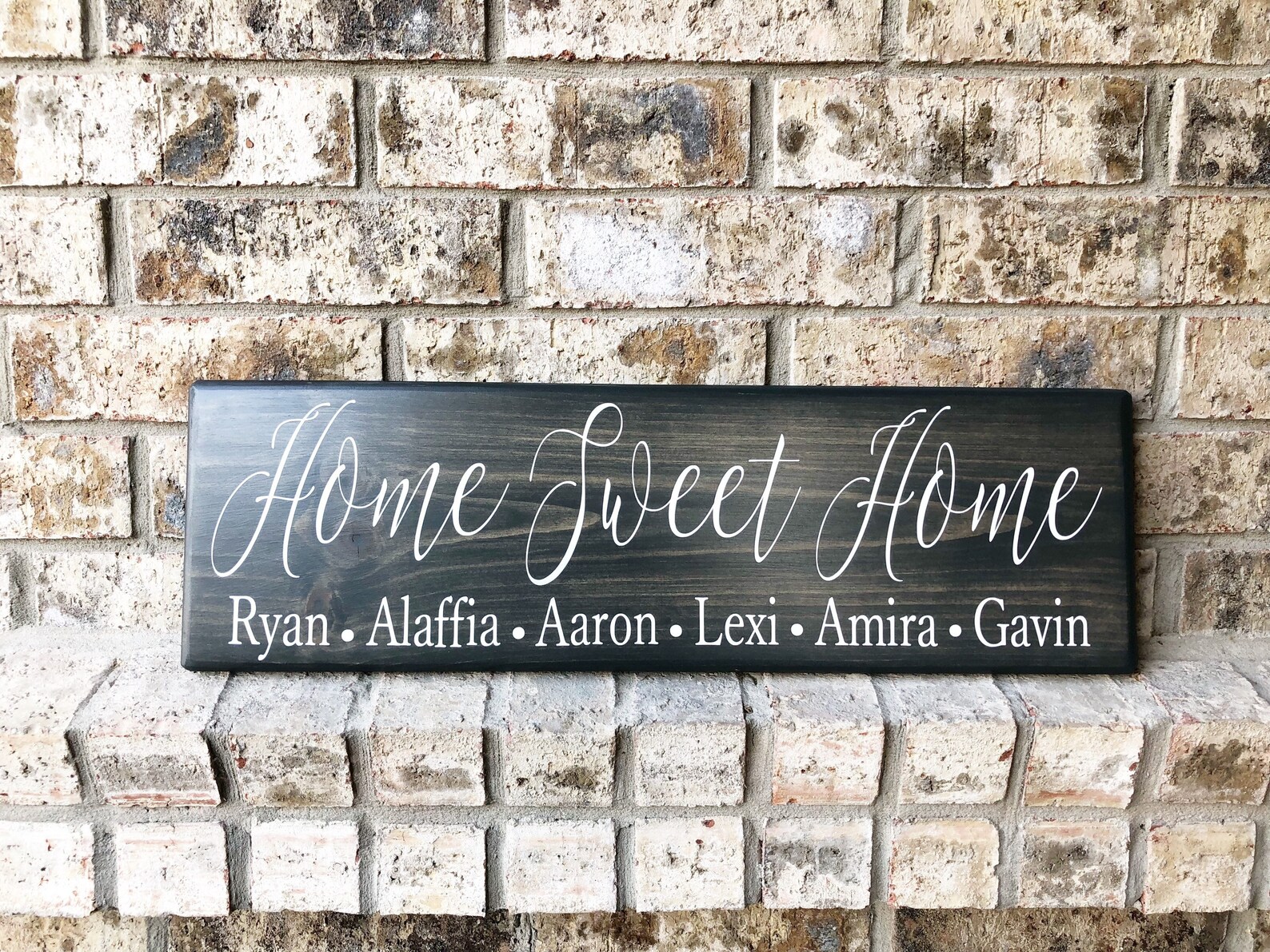 Home Sweet Home Family Name Signs New Home Sign | Etsy