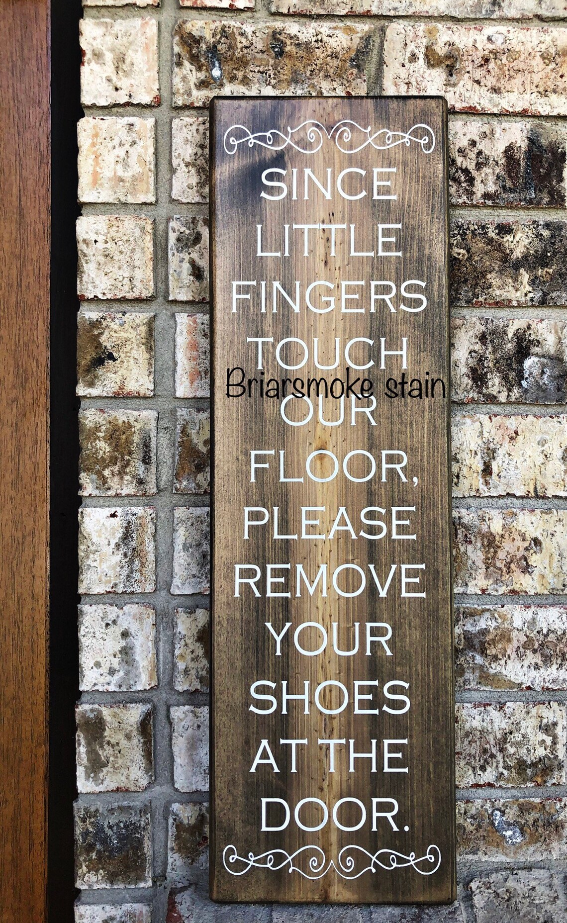 Please Remove Shoes Sign Since Little Fingers Sign No | Etsy