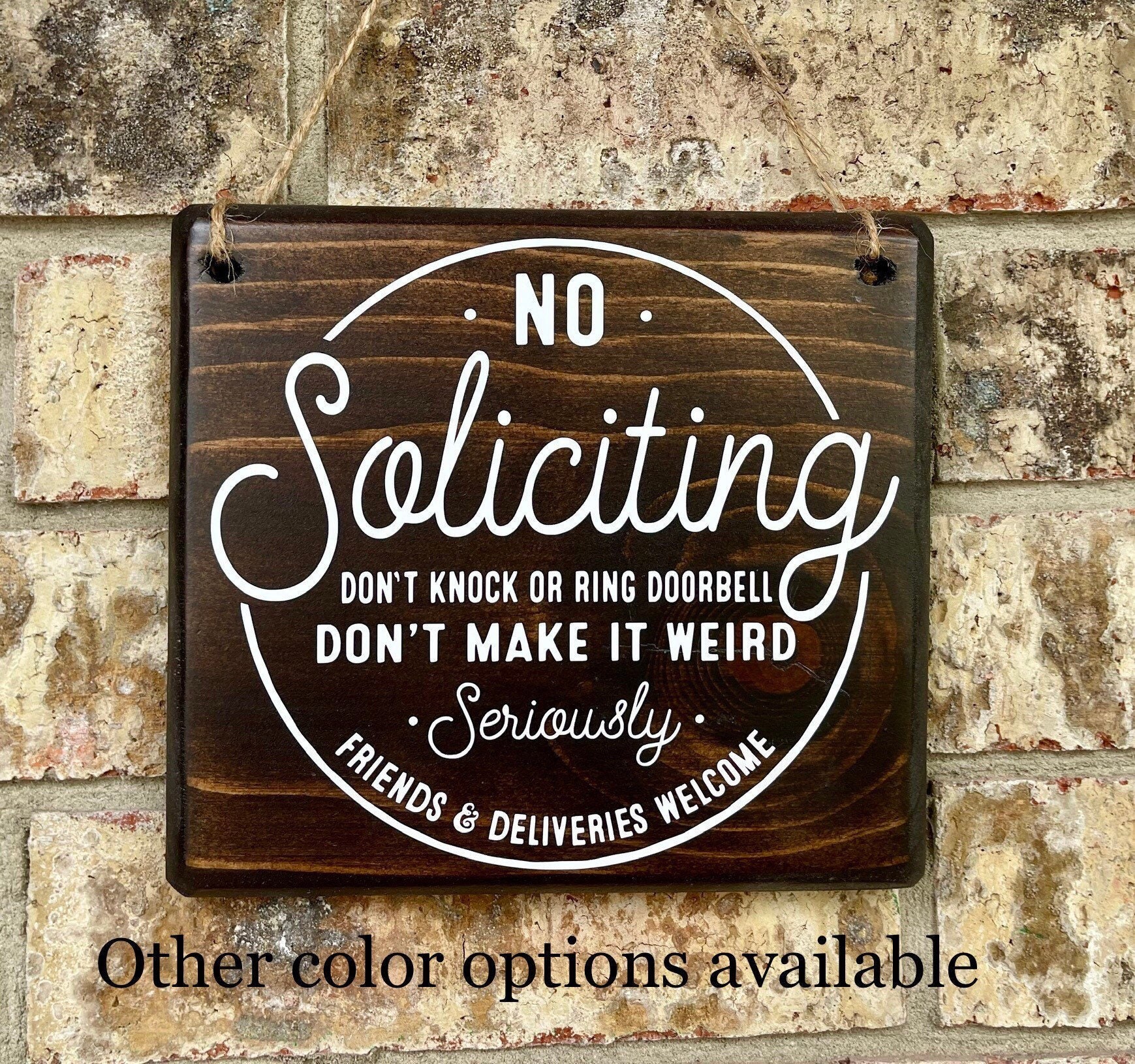 No Soliciting Sign No Soliciting Door Sign Do Not Disturb | Etsy